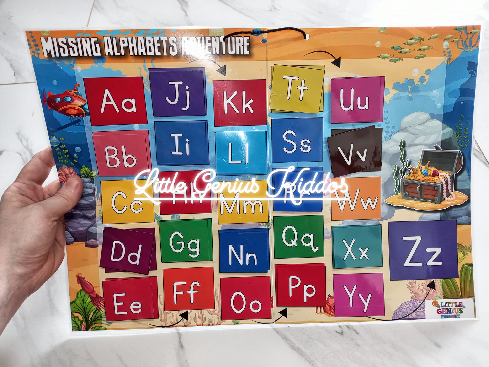 Missing Alphabets Activity Chart – Little Genius Kiddos